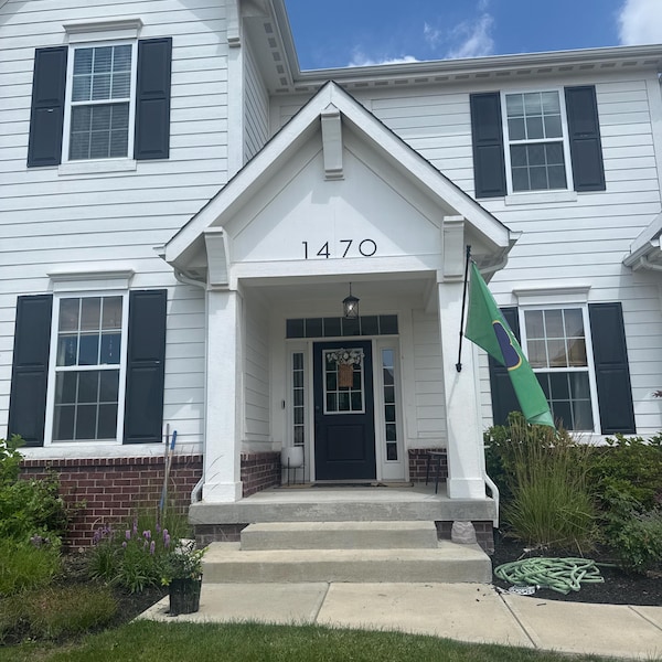 Large Modern House Numbers - Address Numbers, Door Numbers, 12 Inch ...