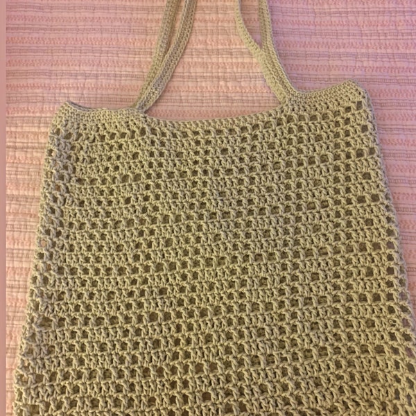 Crochet Tote Bag Pattern, Summer Bag, Tote Bag, Filet Crochet Bag - Etsy