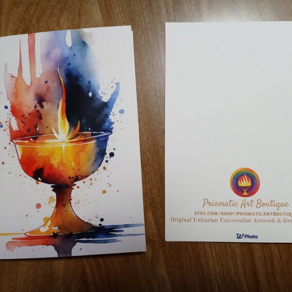 Beautiful Printable Yule & Winter Solstice Greeting Card or Postcard ...