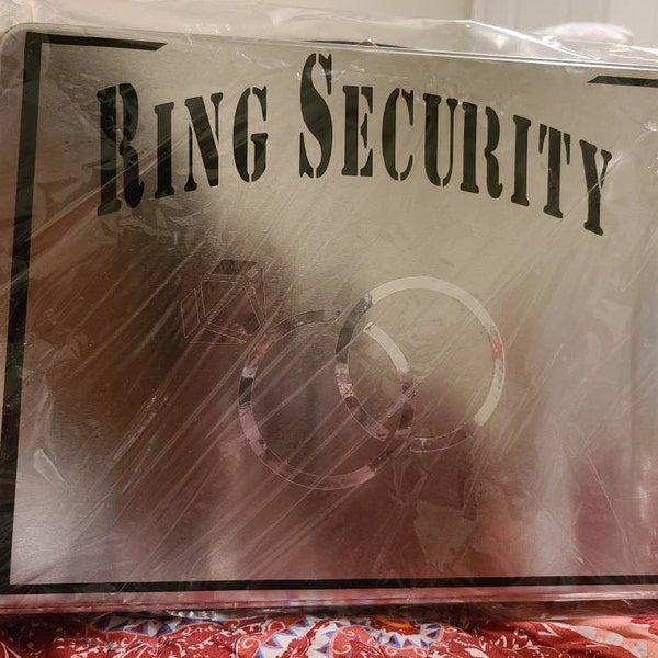 Ring Security Briefcase Ring Bearer Gift Idea Pillow Alternative Ring ...