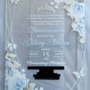Custom Acrylic Quinceañera Welcome Sign 18x24" | Classic Gold Writing ...