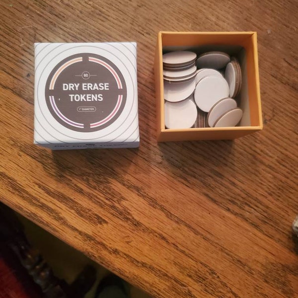 Dry Erase Tokens: Reusable for DIY, Game Design, and RPG Character ...