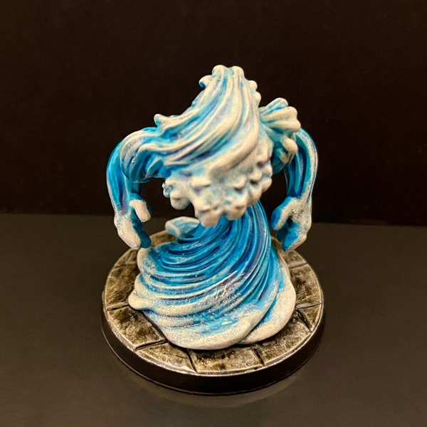 Water Elemental 3D Printed Resin Miniature | Tabletop Role Playing ...