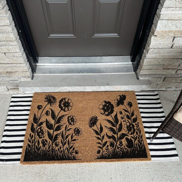 Unwelcome Bat Style Gift, Dark and Gothic Doormat, Gothic Mat Home ...