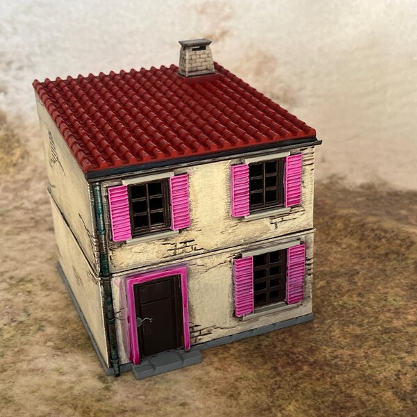 Rubble Building A | WW2 Wargaming Terrain. 3D Printed for Bolt Action ...