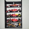 V1 6 Car Tilted 1:43 1/43 F1 Race Car Costco Display Stand Wall Mount ...