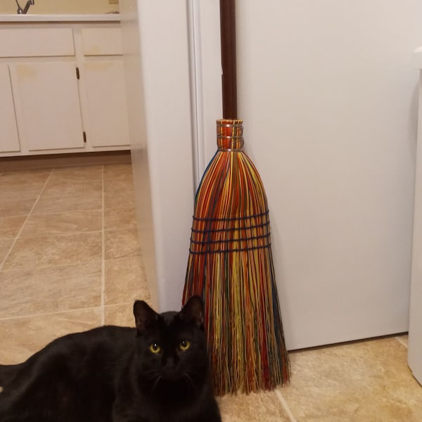 Mommy and Me Matching Corn Brooms Child Broom and Adult Broom Rainbow ...