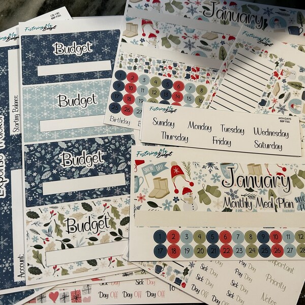 BBP Workbook - April KIT-163 - Froggy Day - Monthly and Budget Kit - Etsy