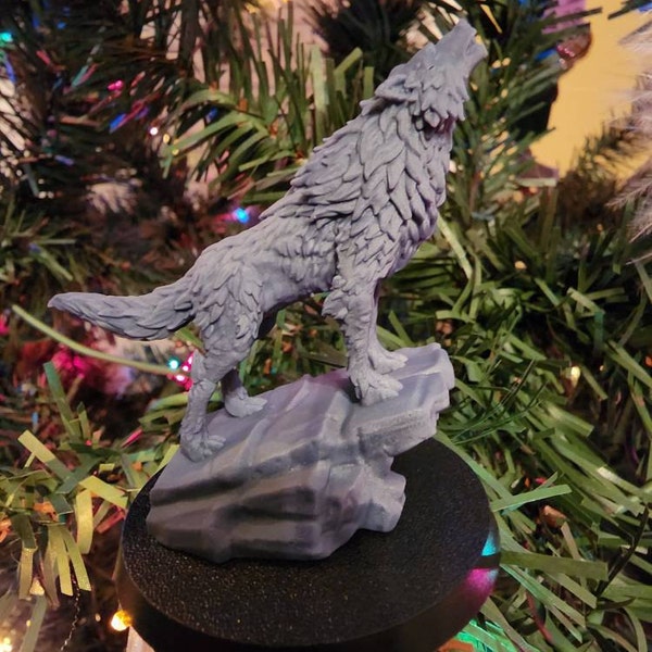 Winter Wolf | 4 Poses | 3D Printed Tabletop Resin Miniatures | D&D ...