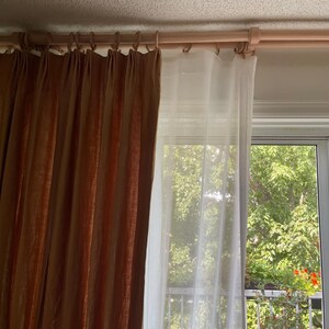 Luxury Heavyweight Linen Dual Pinch Pleat Curtains Textured Checks ...