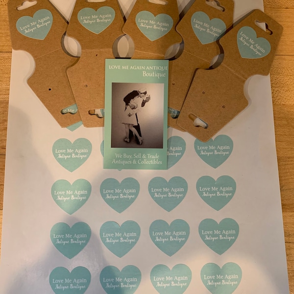 Heart Custom Stickers, Heart Custom Labels, Heart Stickers, Heart ...