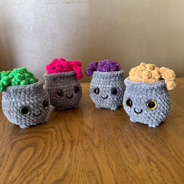 Mini Cauldron Crochet Pattern, Fillable Mini Cauldron, Mini Cauldron W ...