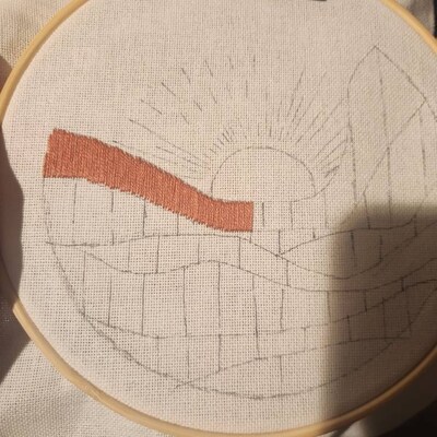 Custom Hand Embroidery Photo Frame - Etsy