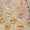 Positive Affirmation Tokens 30 Positivity Tokens Customizable Wooden ...