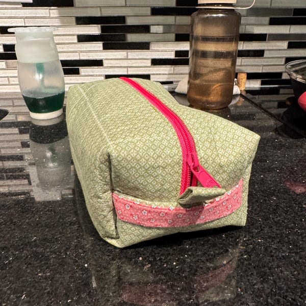 Cosmetic Pouch Sewing Pattern PDF , 5 Sizes Classic Boxy Pouch PDF ...