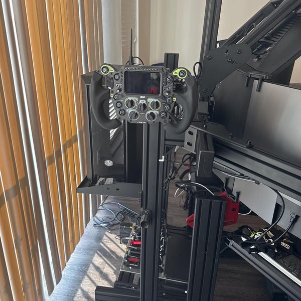 Fanatec Emergency Stop Power Button Mount for 8020 Sim Racing Rig DD ...