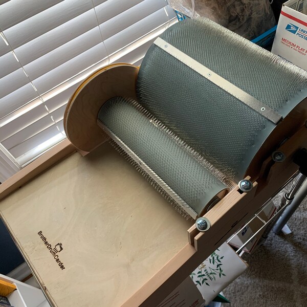 Large "big Brother" Motorized Electric Drum Carder - Etsy