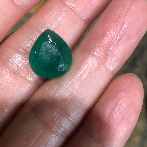 Natural Emerald Oval Shape Faceted, Loose Unused Stone, Emerald Oval ...