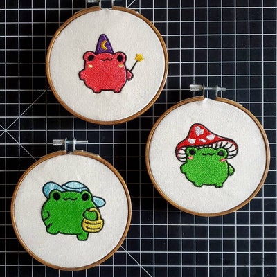 11 Frogs Embroidery Designs BIG Bundle 10 Files 1 for - Etsy