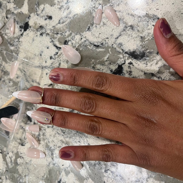 Wudu Nail Rings for Halal Nails, Adjustable and Reusable, Press on ...