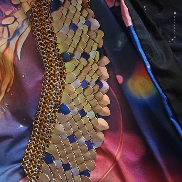 Hebe Chainmail Bra Armor Scalemail Bikini Armor Dragon Scale Bikini ...
