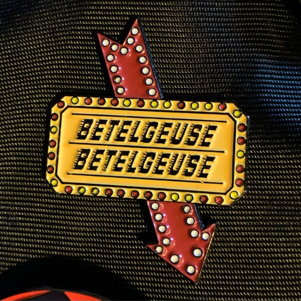 Science Fiction Double Feature Ticket Hard Enamel Pin Red Lapel Brooch ...