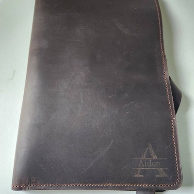 Leather 3 Ring Binder Personalized Custom 3 Ring Binder - Etsy
