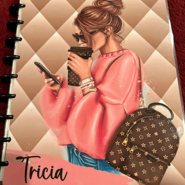 Fashion Style Girl Agenda Insert Dashboard or Cover Set for Your ...