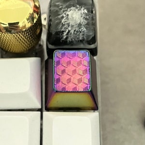 Cute Uwu Rose Gold Metal Artisan Keycap Custom Mechanical - Etsy