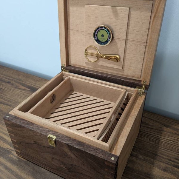 Custom Keepsake / Heirloom Box Made From Solid Wood Black Limba and ...