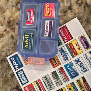 Medication Labels / Stickers for Pocket Pharmacy - Etsy