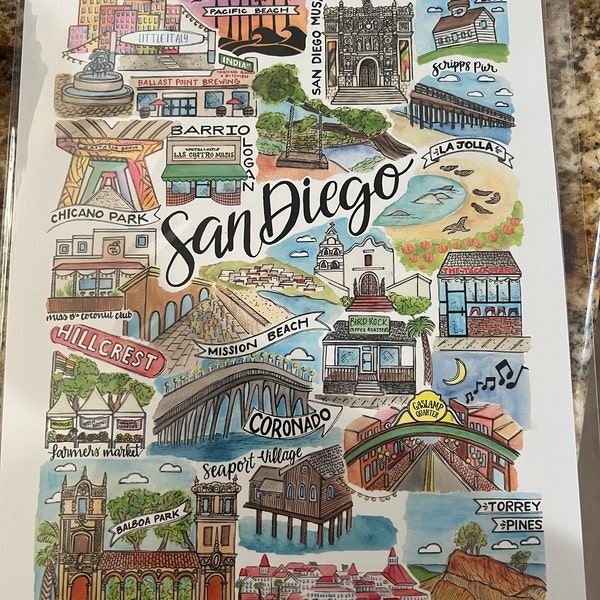 Helen's Restaurant Art Print - Watercolor Richmond Virginia RVA Wall ...