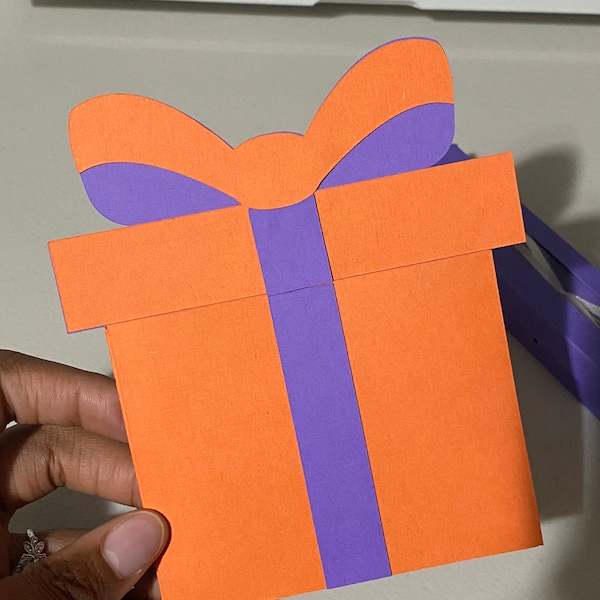 Present Gift Card Holder SVG| Gifts SVG | Gift Card Cut File | Birthday ...