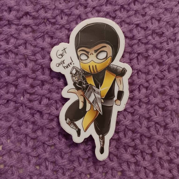 MK Fighter, Mortal Kombat Fighter Chibi Sticker Decal Game - Etsy