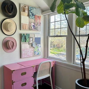 Modern Vision Board Kit With Linen Pinboard Bulletin Board - Etsy