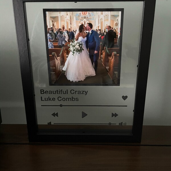 Custom Song, Album, Music Acrylic Cover Art Decor Sign - Spotify Song ...