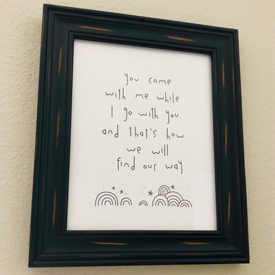 The House That God Built // Original Poetry Print // 8x10 Art Print - Etsy