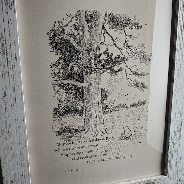 Supposing a Tree Fell Down, Pooh - Pooh Quotes Classic Vintage Style ...