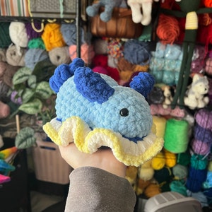Dorid Nudibranch Amigurumi Pattern, Crochet Sea Slug Pattern Only - Etsy
