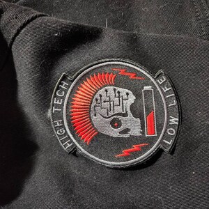 High Tech Low Life Patch - Etsy