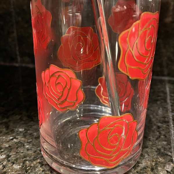 Rose SVG Cut File | Four Roses Intricate Outline SVG | Red Rose, Flower ...