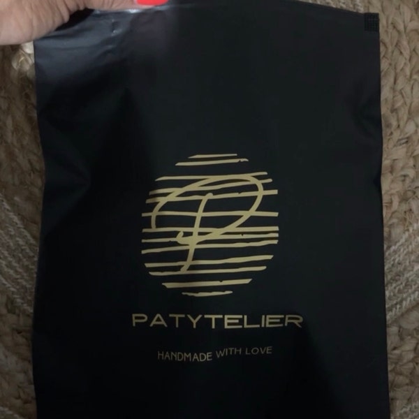 50-1000pcs Custom Matte Black Zip Lock Bags High Quality Plastic Bags Clothes Zip Bags for Poly ...