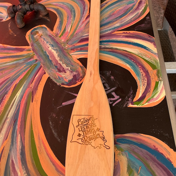 Personalized Crawfish Boil 3 Ft Cooking Paddle - A Unique Gift for the ...