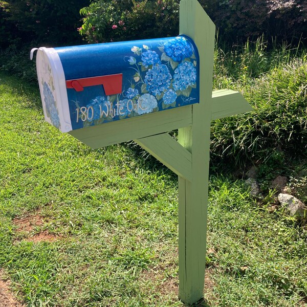 Monarch Butterfly and Sunflowers Painted Mailbox for Summer Gift ...