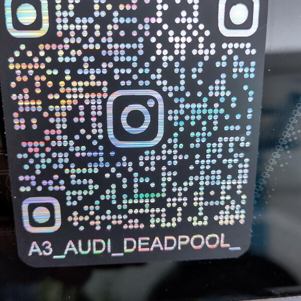 Business QR Code Sticker | Facebook Qr Code | Instagram Qr Code | Etsy ...