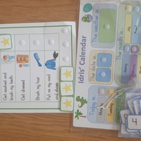 Personalised Morning Routine Chart, Bedtime Routine, Daily Routine, SEN ...