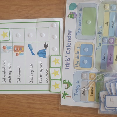 Personalised Morning Routine Chart, Bedtime Routine, Daily Routine, SEN ...