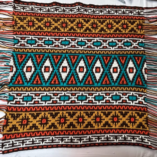 Badlands Blanket - Overlay Mosaic Crochet Pattern - Charts and Written ...