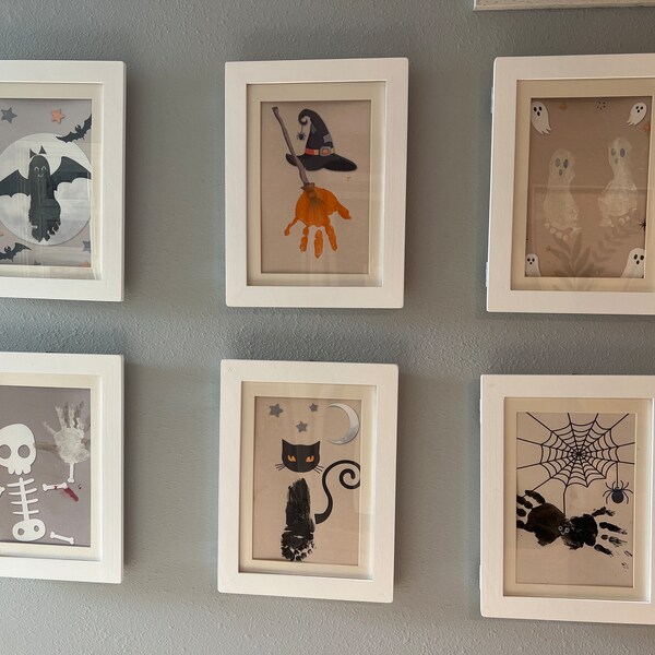 Halloween Handprint Footprint Art Craft / Baby Kids Child Toddler ...