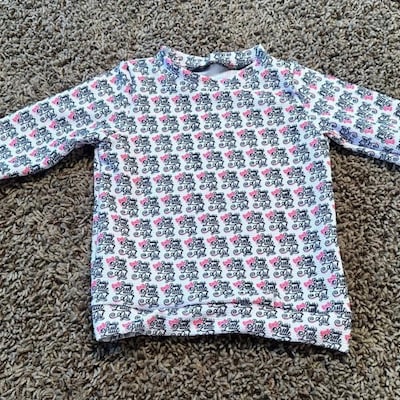 Easy Baby and Toddler Sweatshirt PDF Sewing Pattern, Size 0 Months 6 ...